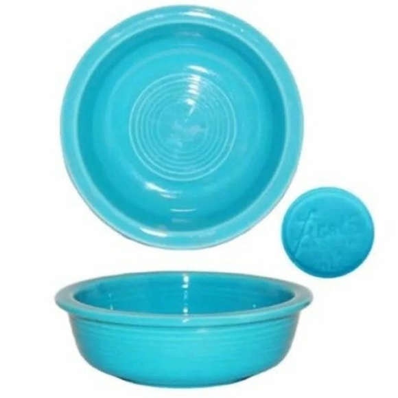 Fiesta | Dining | Vintage Genuine Fiesta Fiestaware Hlc Turquoise Blue ...
